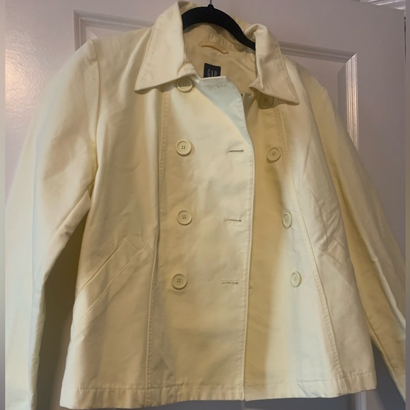 GAP | Jackets & Coats | Yellow Pea Coat Style | Poshmark